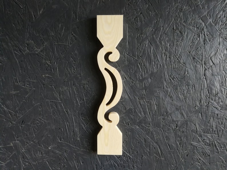 Flat Sawn Decorative Porch Baluster From Pine Wood - Etsy