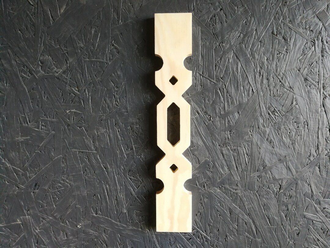 Flat Sawn Decorative Porch Baluster From Pine Wood - Etsy
