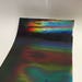 BLACK Oil Slick Rainbow Holographic Vinyl, 12 Inch X 10 Feet, Free ...