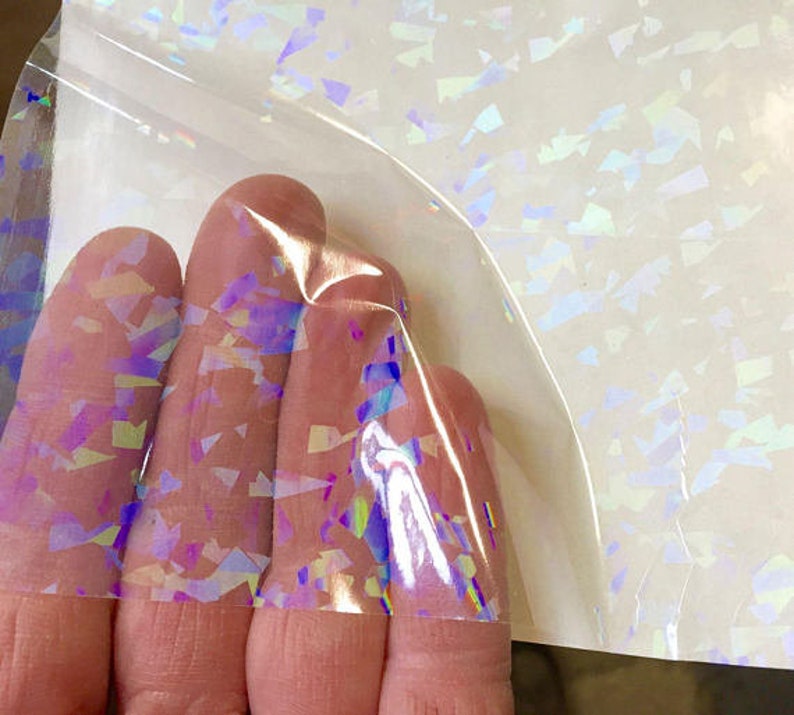 Holographic Overlay Novelty Grade Transparent Vinyl Choose - Etsy