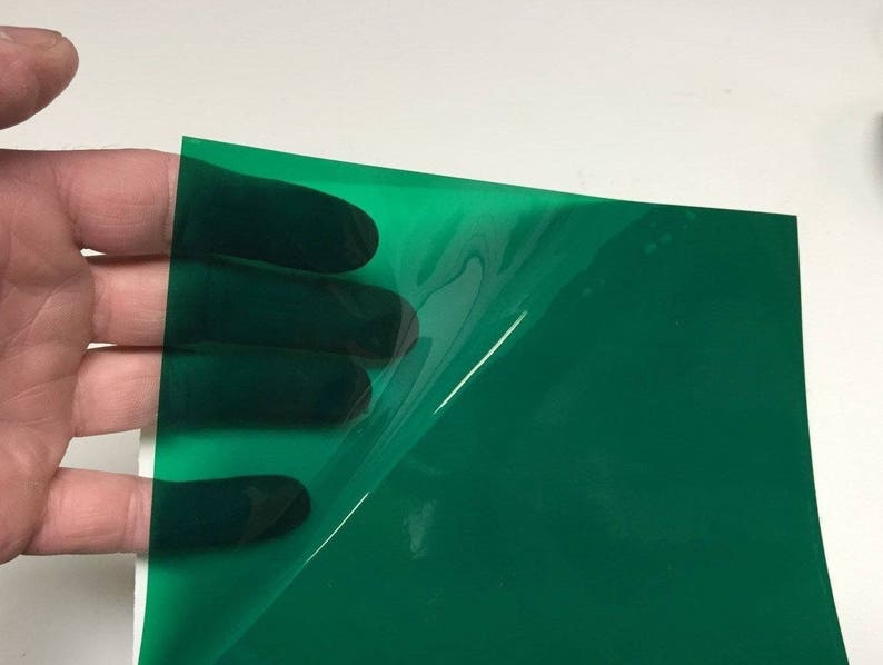 Transparent Sheets With Adhesive 3 X 4 Inch Sample Pack | Etsy