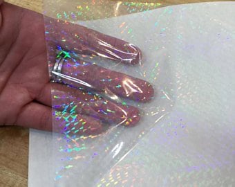 Holographic Overlay Novelty Grade Transparent Vinyl Choose | Etsy Canada