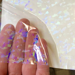 Novelty Grade Holographic Crystal Overlay, Transparent Holocrystal - Etsy