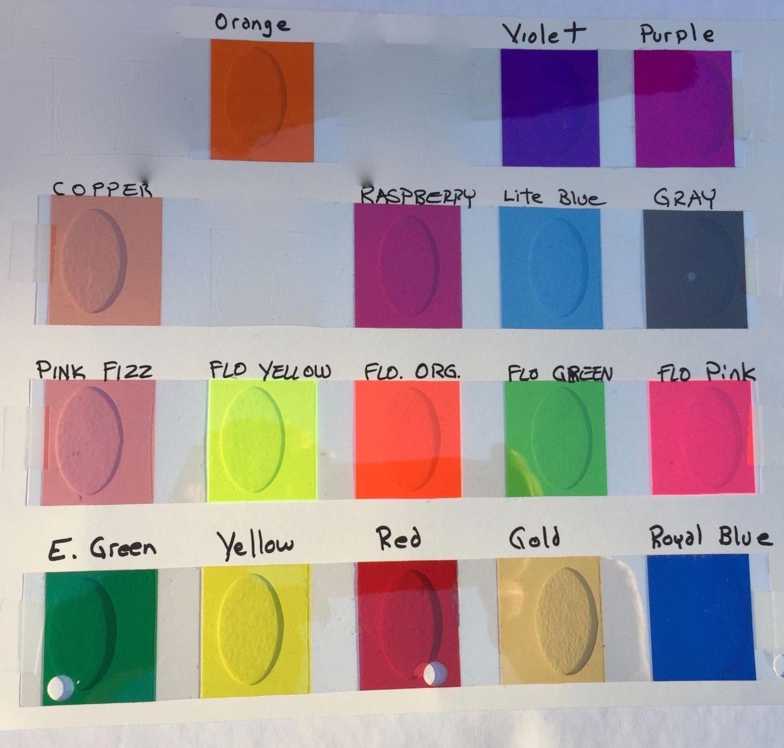 Hojas transparentes con adhesivo 3 x 4 pulgadas Sample Pack - Etsy México