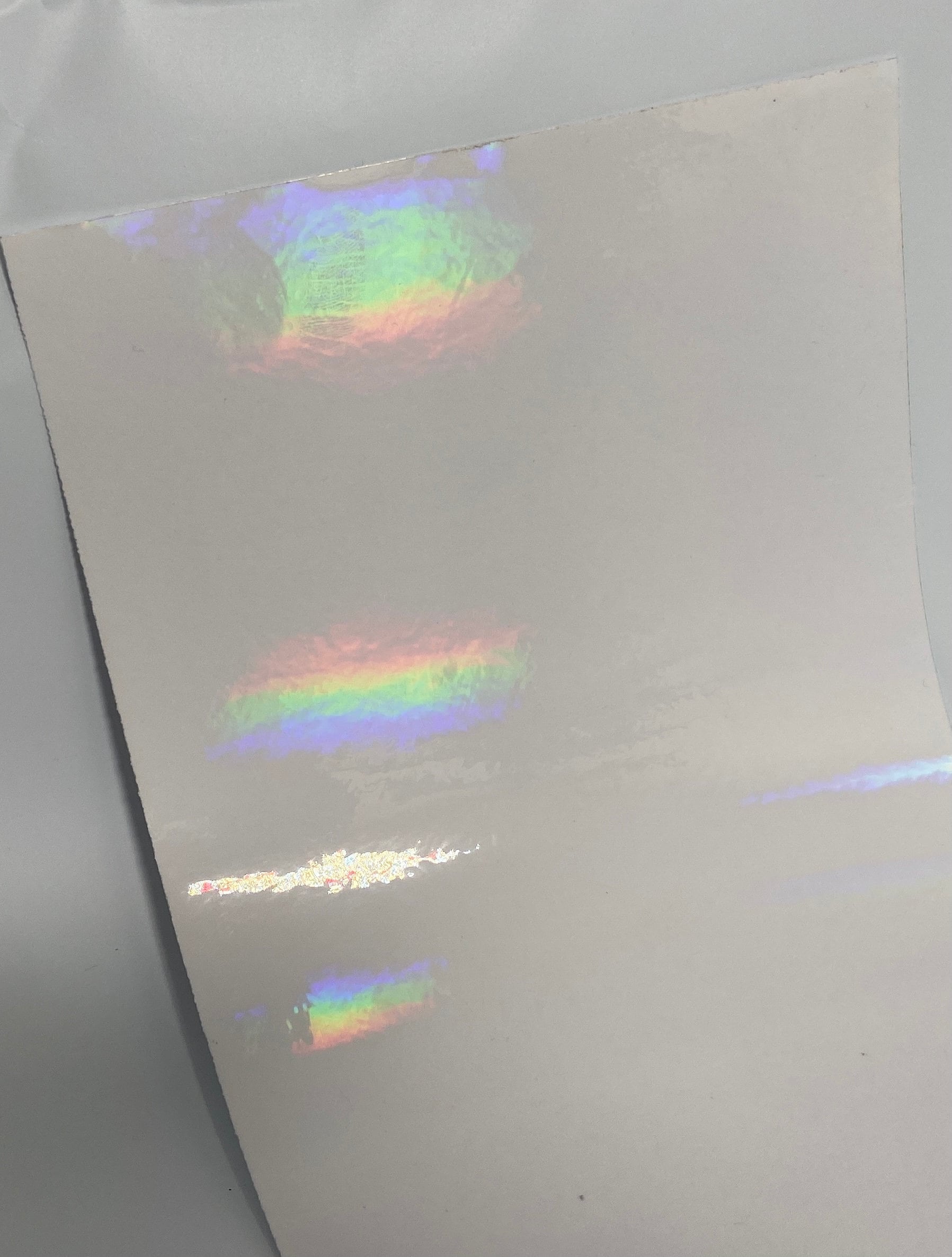 Transparent Holographic Oilslick Overlay Novelty - Etsy