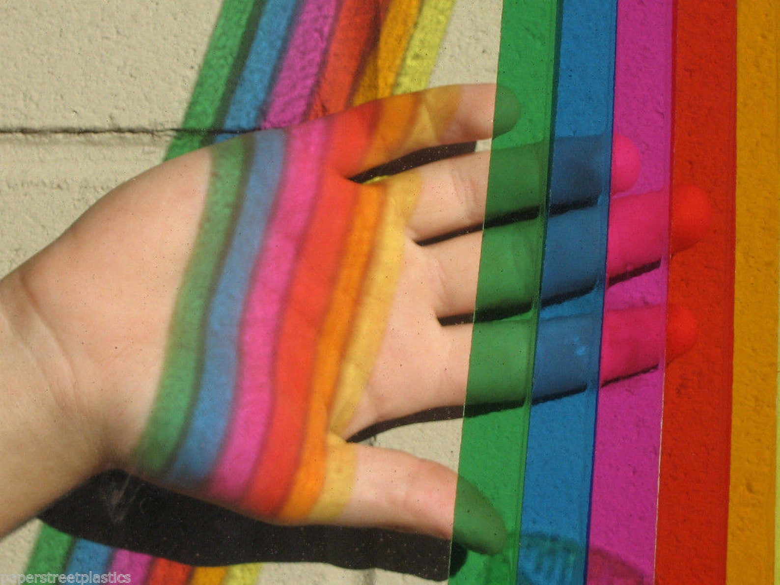 RED Transparent Thin Plastic Sheeting, 12 Inch X 10 Feet, Adhesive ...