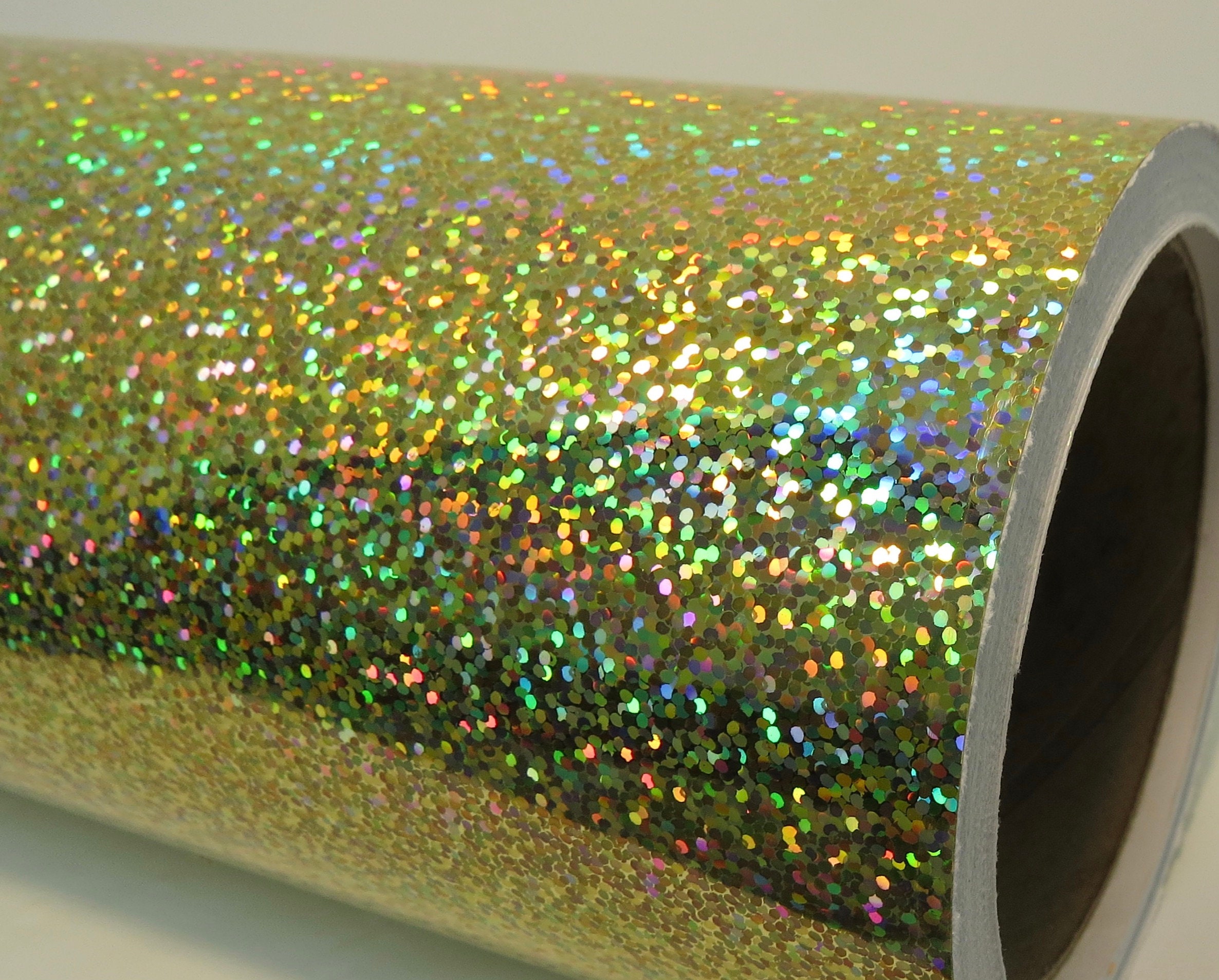Glittering Holographic Sequins Sign Vinyl, Choose Your Color and Size ...