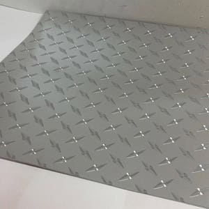 Silver Diamond Plate Wall Border Adhesive Vinyl Tape, Free Shipping for ...