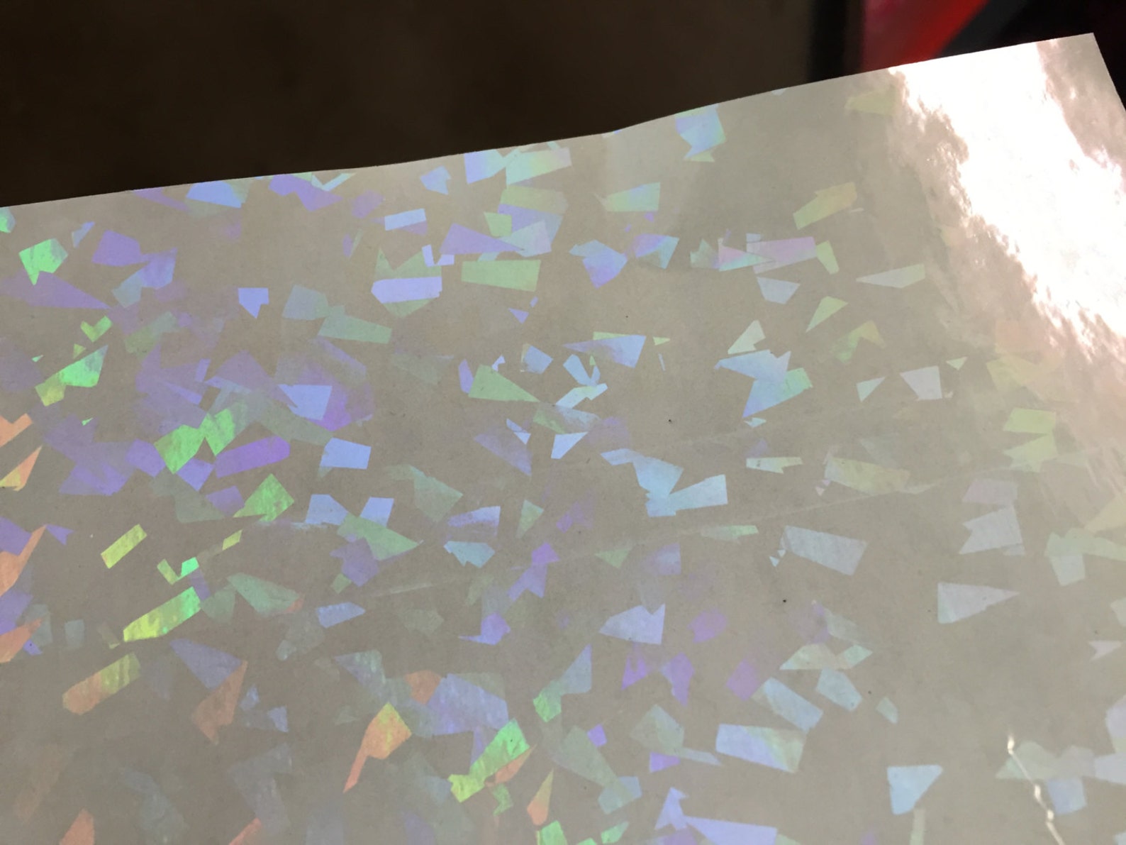 Transparent Holographic Crystal Overlay Lamination Grade - Etsy