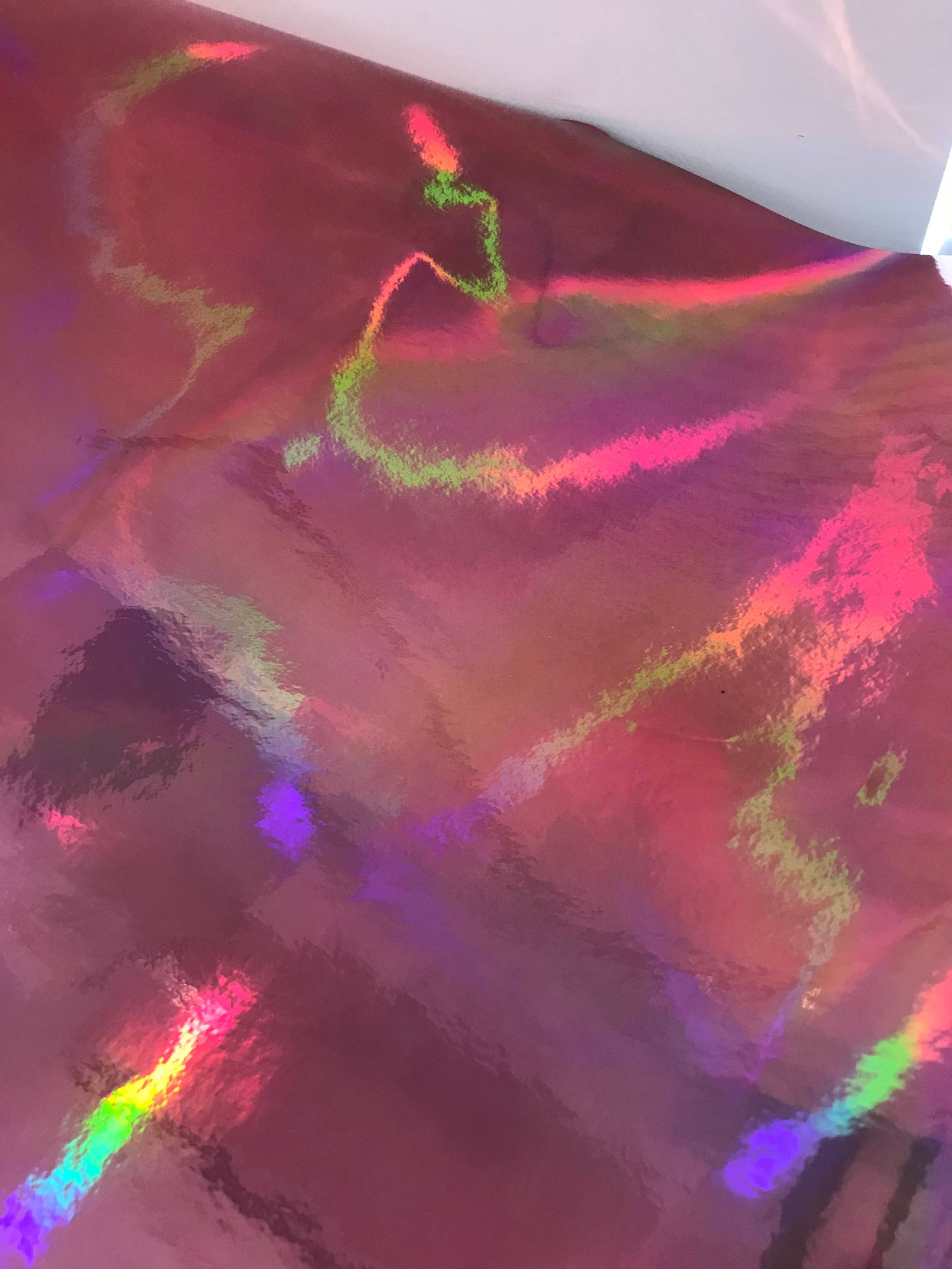 Oil Slick Rainbow Holographic Sheets, Free Shipping for USA, Iridescent ...
