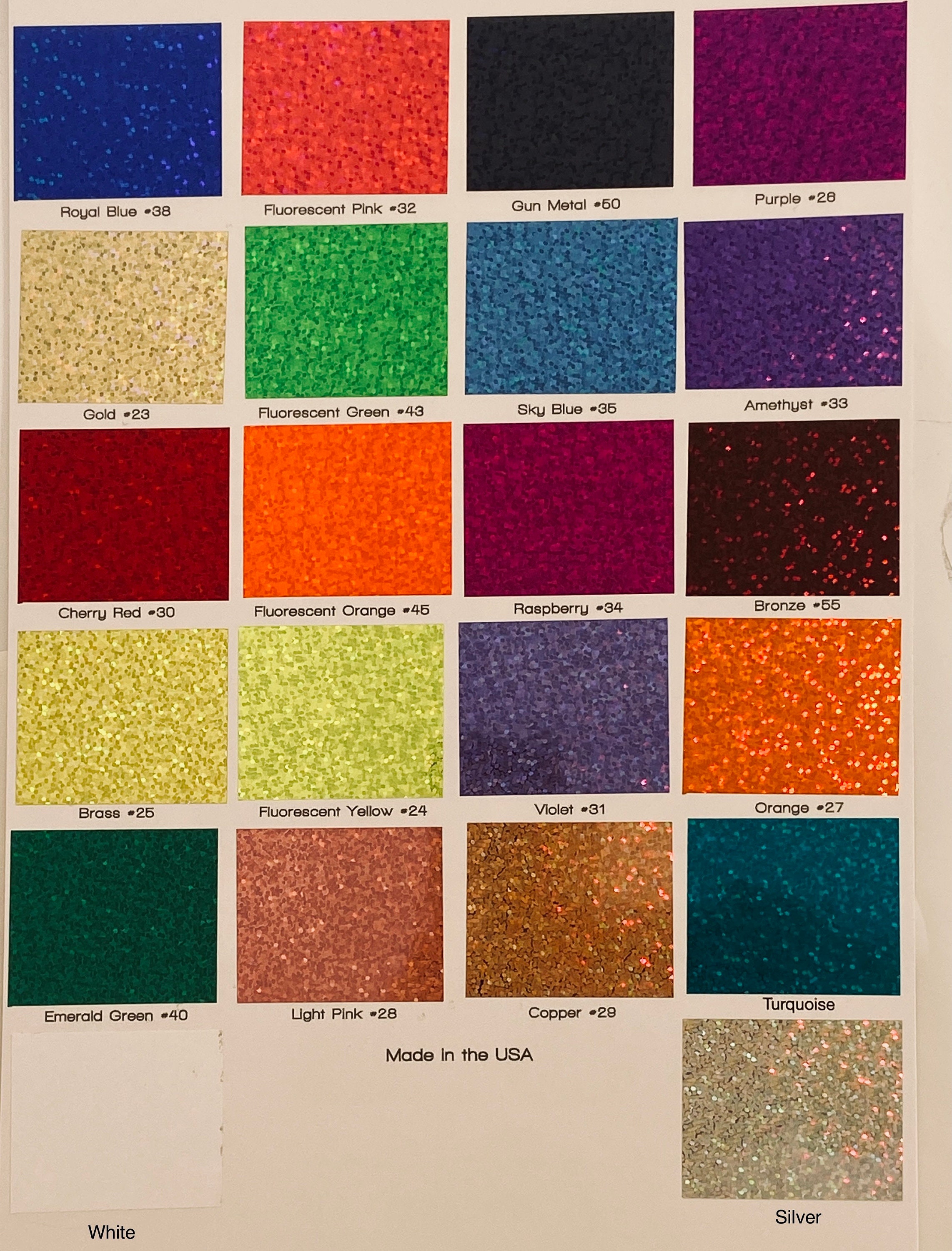 Glittering Holographic Sequins Sign Vinyl, Choose Your Color and Size ...