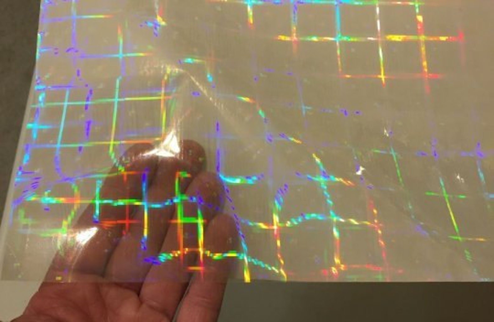 Holographic Overlay Novelty Grade Transparent Vinyl Choose - Etsy