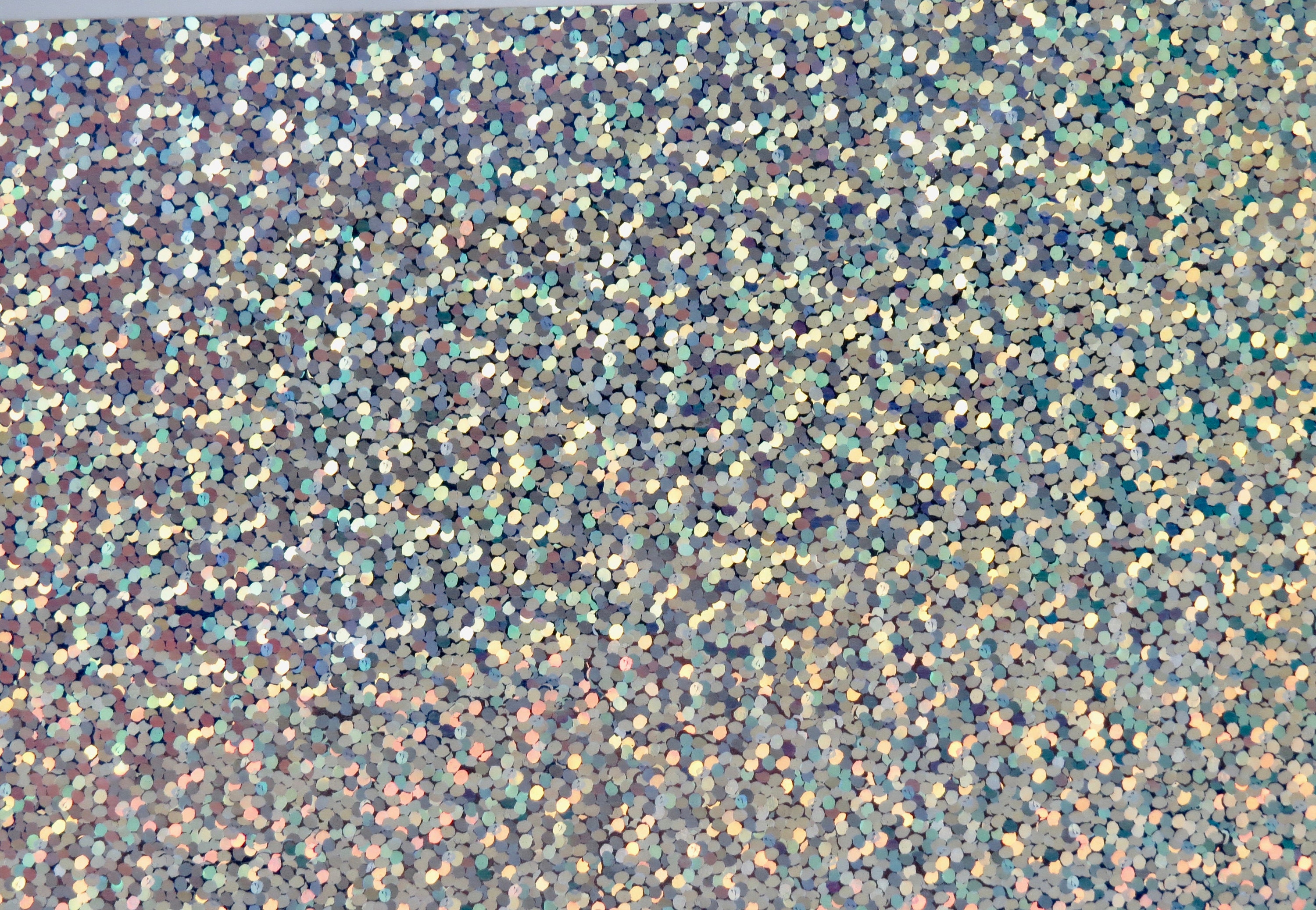 SILVER Glittering Sign Vinyl, 12 Inch X 10 Feet, Holographic Sequins ...
