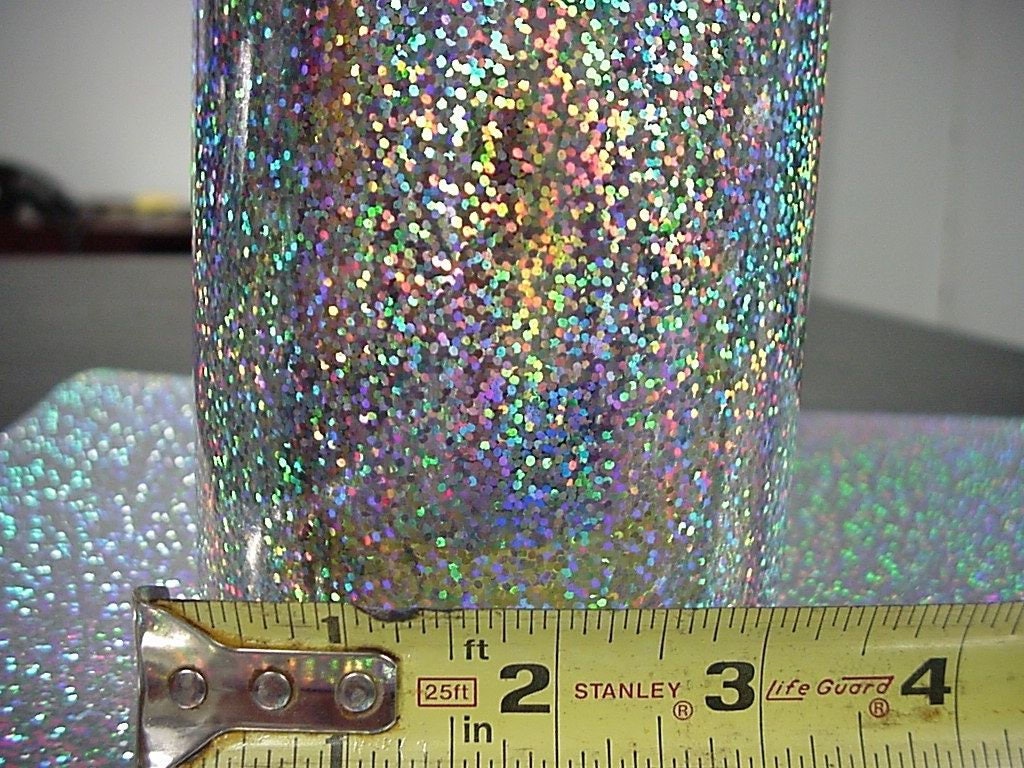SILVER Glittering Sign Vinyl 12 Inch X 10 Feet Holographic - Etsy