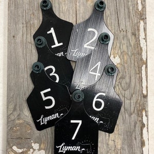 Custom Livestock Large Engraved Tags, Goat Tag, Sheep Ear Tag, Cattle ...