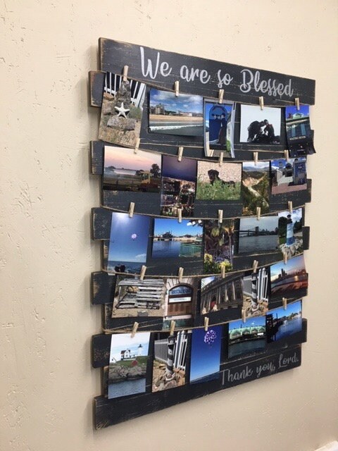 Photo Board Picture Display Picture Board Wedding Photo - Etsy