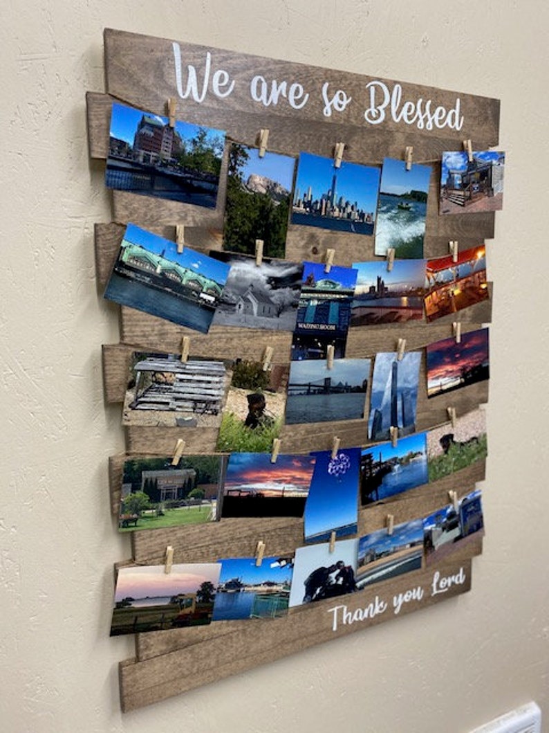 Picture Frame Collage Photo Board Collage Picture Frame | Etsy