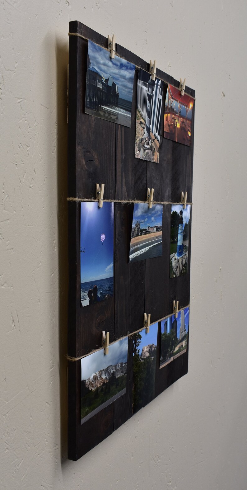 Photo board Picture Board Photo memory board Memory board | Etsy