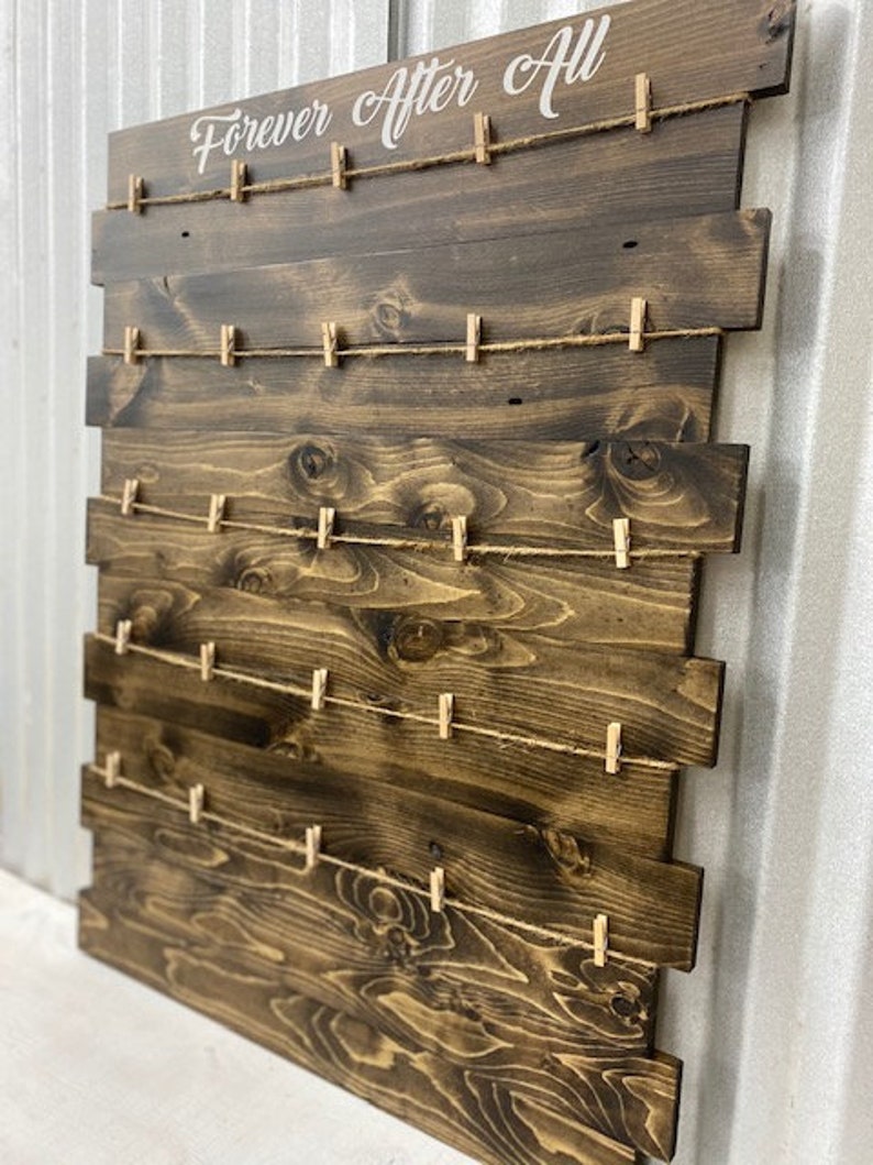 Photo Board Picture Display Picture Board Wedding Photo - Etsy