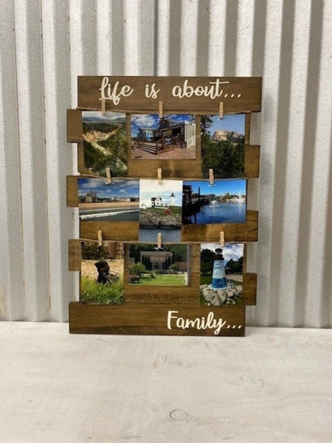 Picture Frame Collage Photo Board Collage Picture Frame - Etsy