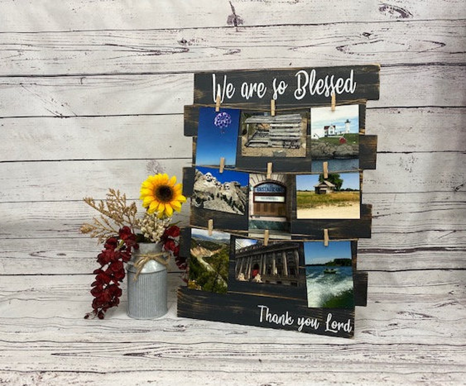 Picture Frame Collage Photo Board Collage Picture Frame | Etsy