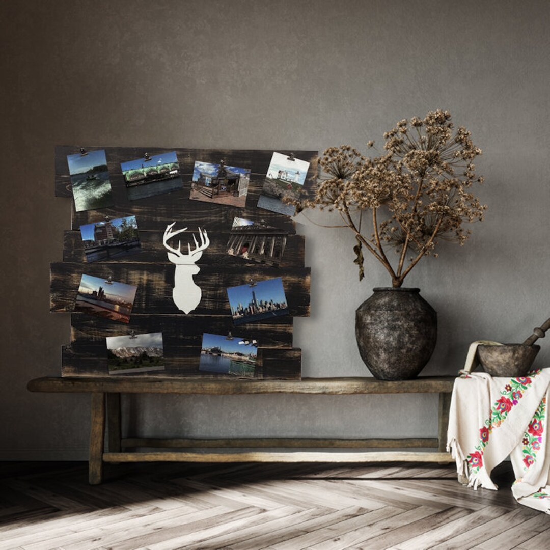 Picture Board, Photo Board, Photo Memory Board, Wildlife Wall Hanging ...