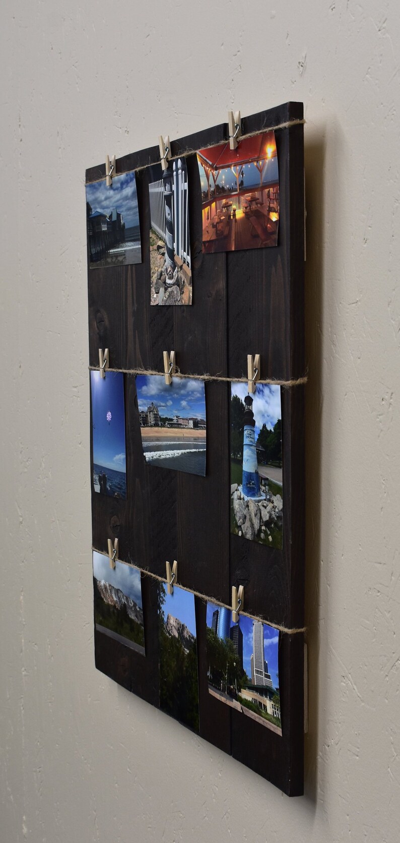 Photo board Picture Board Photo memory board Memory board | Etsy