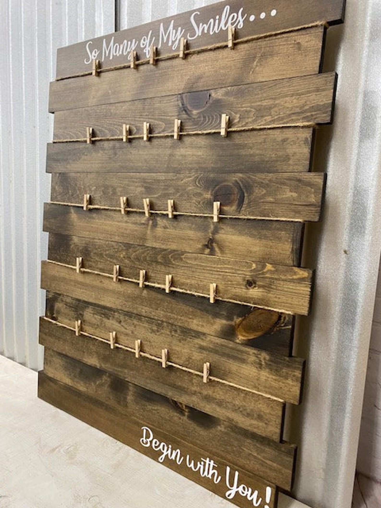 Photo Board Picture Display Picture Board Wedding Photo - Etsy