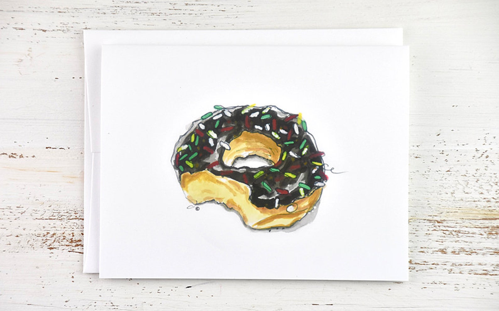 Donut Card - Etsy