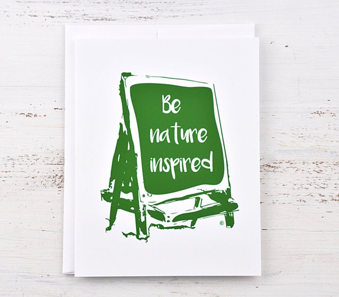 Nature Card - Quote Cards - Inspiration Card - Cards for Nature Lovers ...