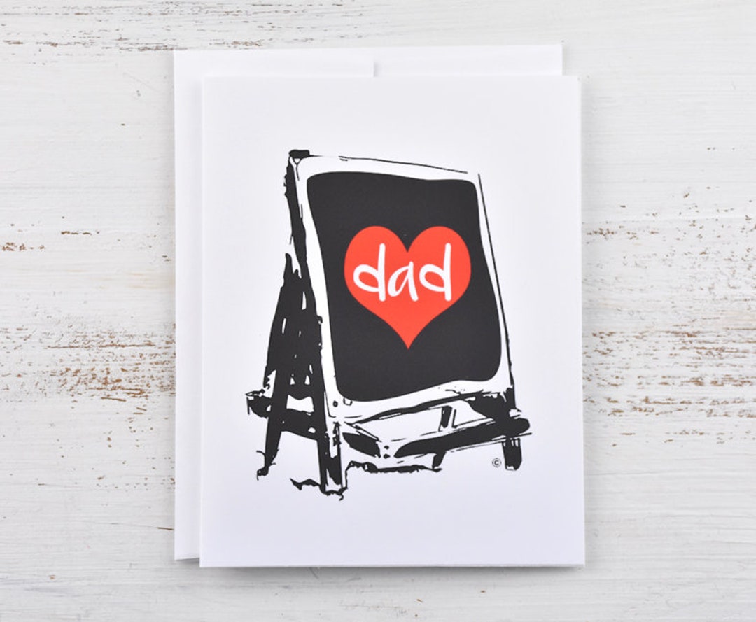 Father's Day Card - Father's Day - Dad Card - Daddy Card - Card for Dad ...