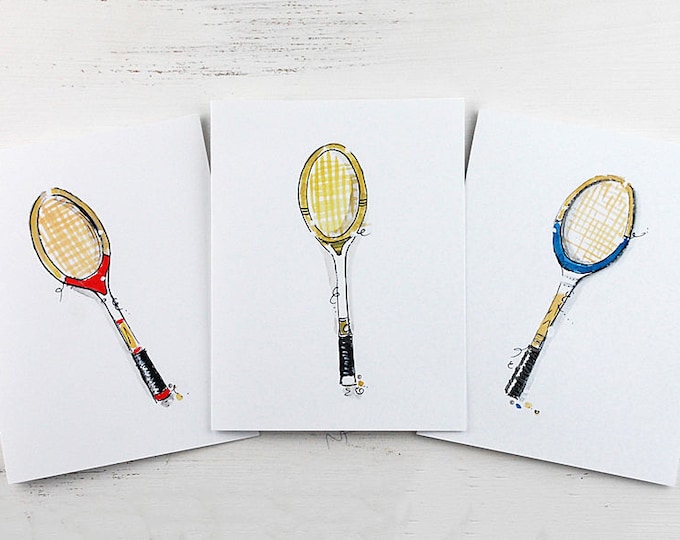 Tennis Cards Tennis Racquet Cards Tennis Lover Cards Cards for Tennis ...