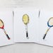 Tennis Cards - Tennis Racquet Cards - Tennis Lover Cards - Cards for ...