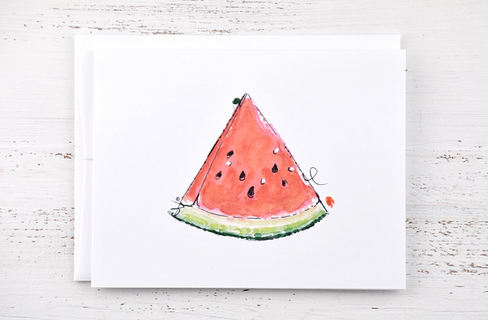 Food Card - Watermelon Card - Fruit Card - Summer Fruit - Fruit - BBQ ...