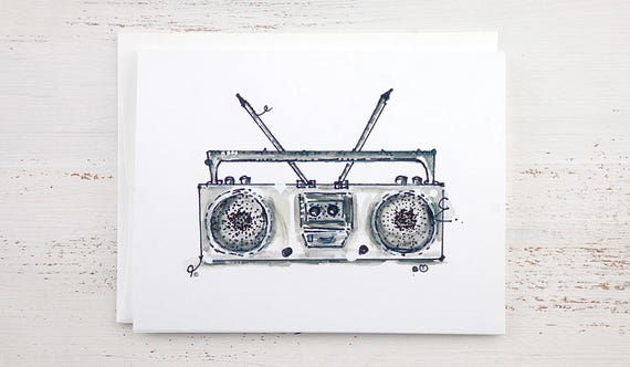 Music Card Music Lover Cards for Music Lover Vintage | Etsy