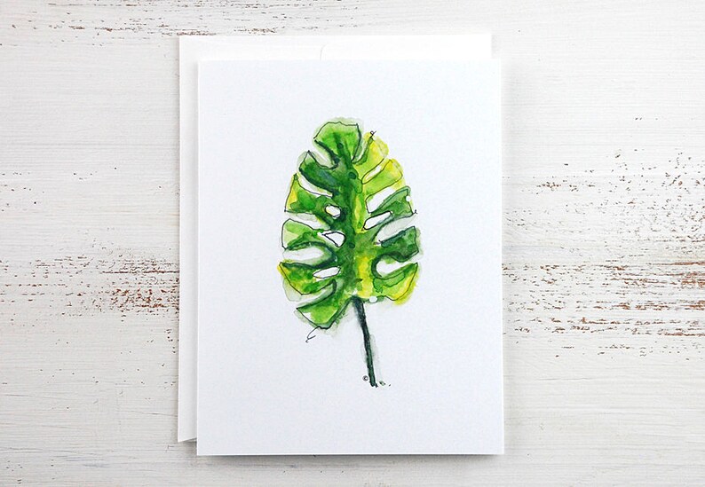 Tropical Note Card Set - Etsy