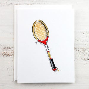Tennis Cards - Tennis Racquet Cards - Tennis Lover Cards - Cards for ...