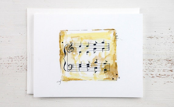 Music Cards Cards for Music Lovers Cards for Musicians | Etsy