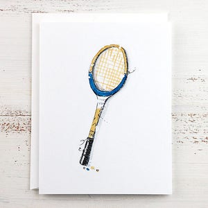 Tennis Cards - Tennis Racquet Cards - Tennis Lover Cards - Cards for ...