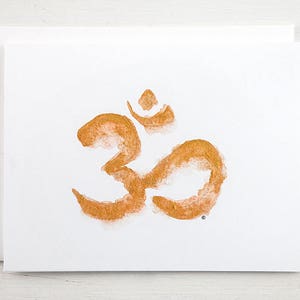 Yoga Cards - Yoga - Om Card - Yoga Lover - Om Symbol - Om - Etsy