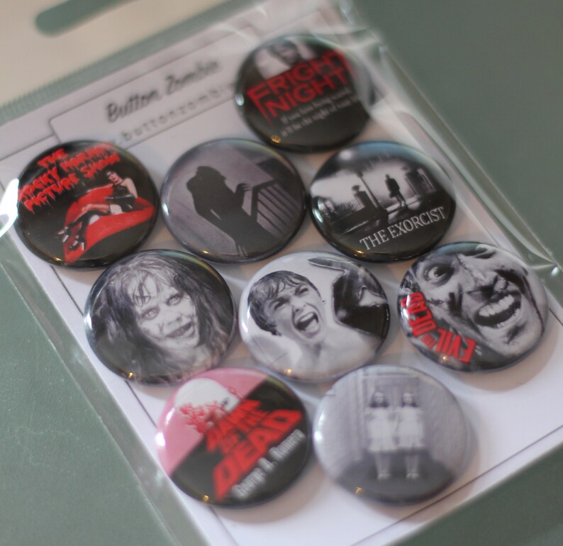 9 X Cult Horror Badges 1 Inch - Etsy