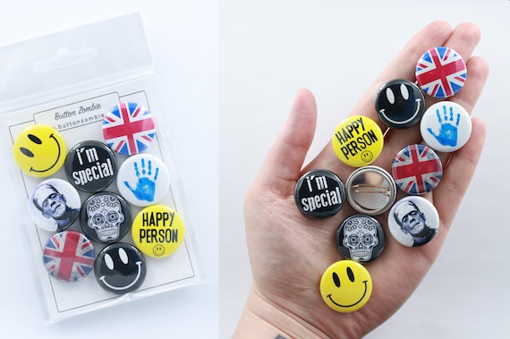 9 Cool Button Badges | Etsy
