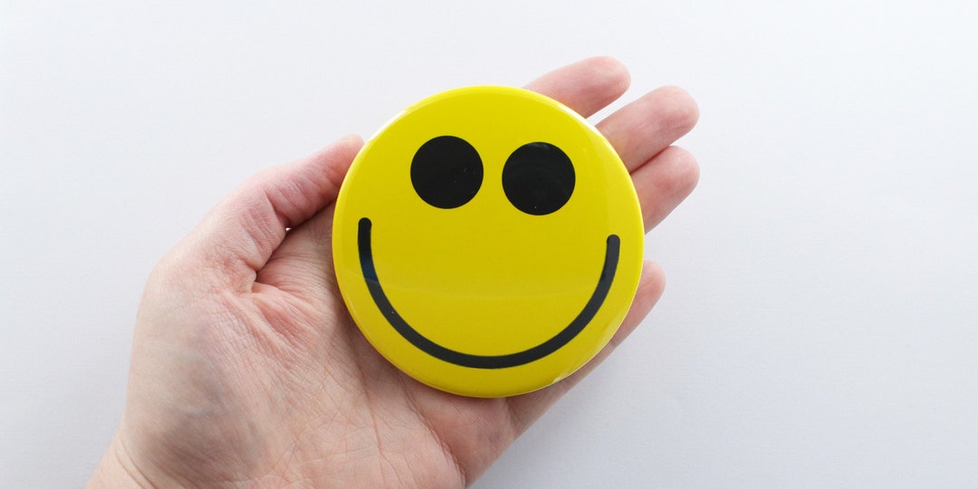 Big Yellow Smile Fridge Magnet - Etsy