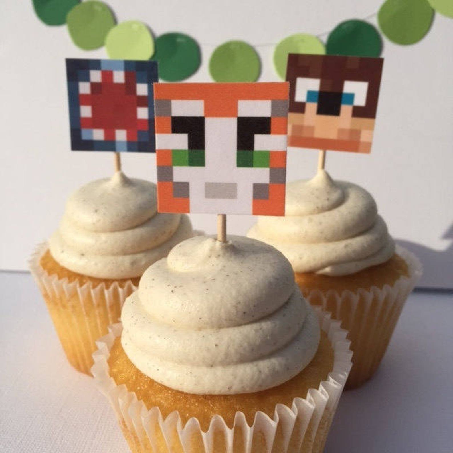 Printable, Stampy and Friends Cupcake Toppers, Stampylonghead, Friends ...