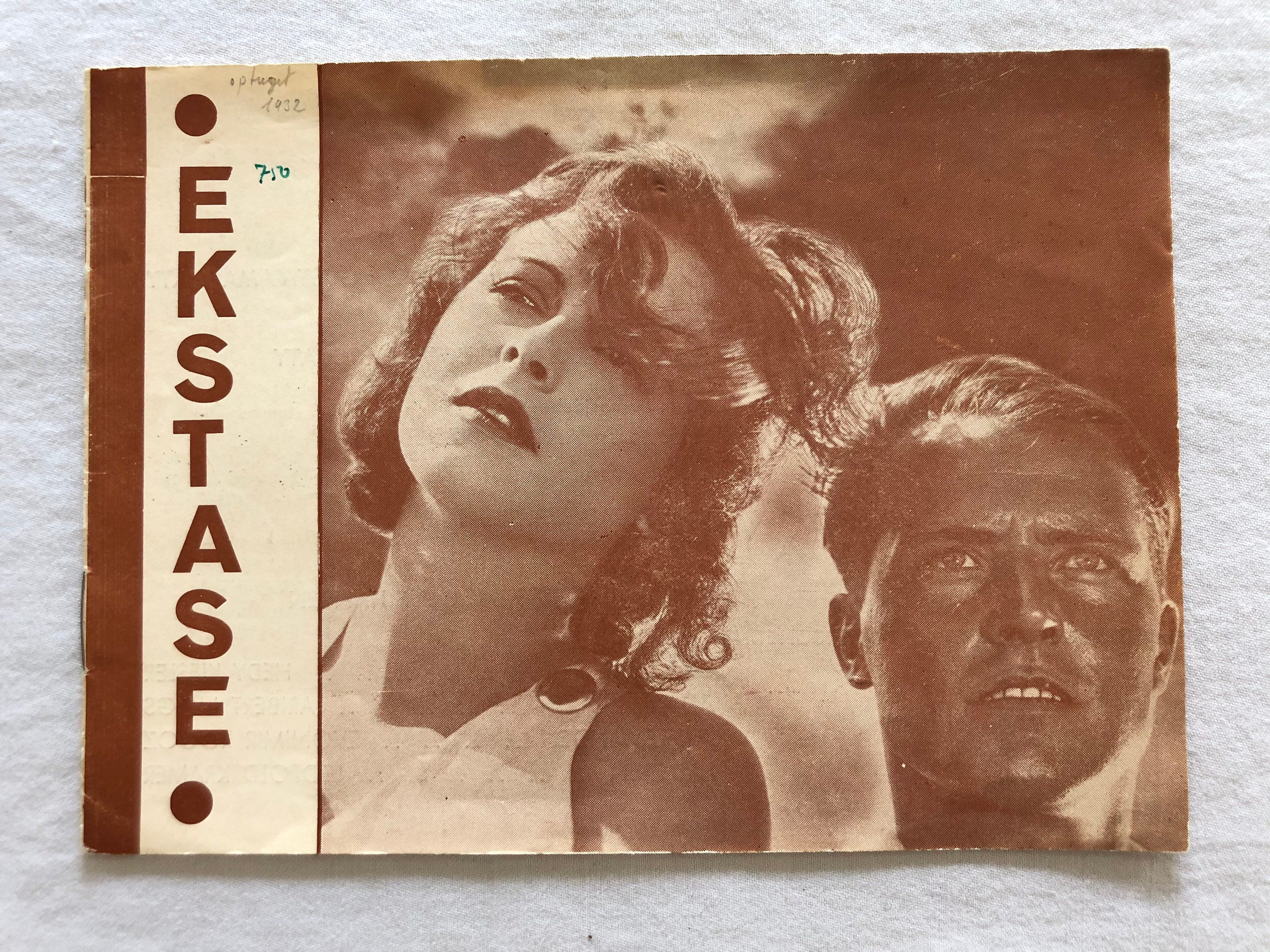 Hedy Lamarr In Ekstase 1932 Photo