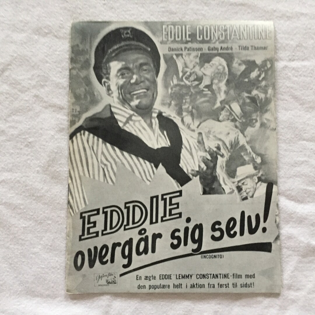 Incognito Eddie Constantine Danik Patisson Gaby André 1958 Vintage ...