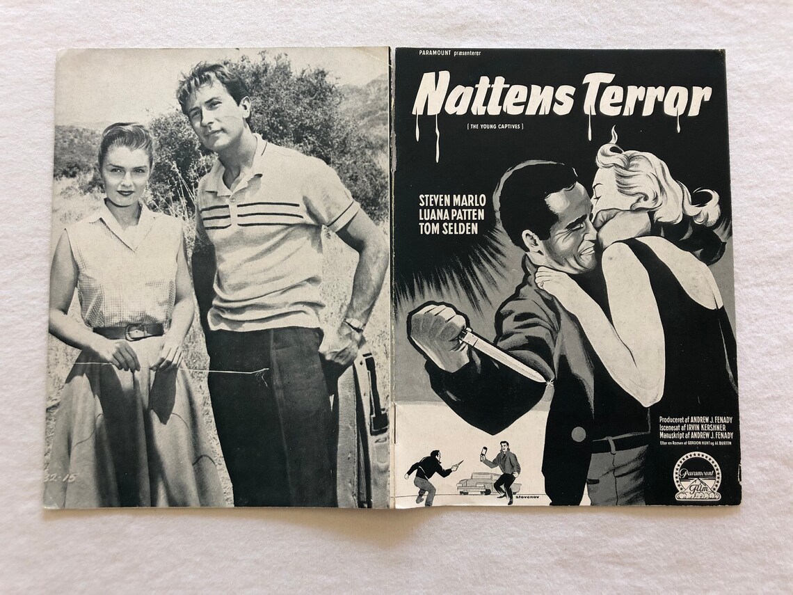 The Young Captives Steven Marlo Luana Patten Tom Selden 1957 - Etsy
