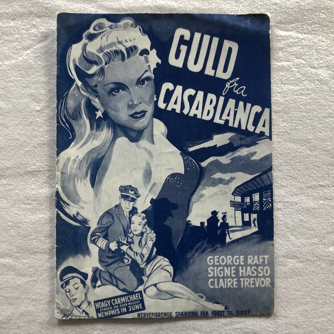 Johnny Angel George Raft Claire Trevor Signe Hasso 1945 - Etsy