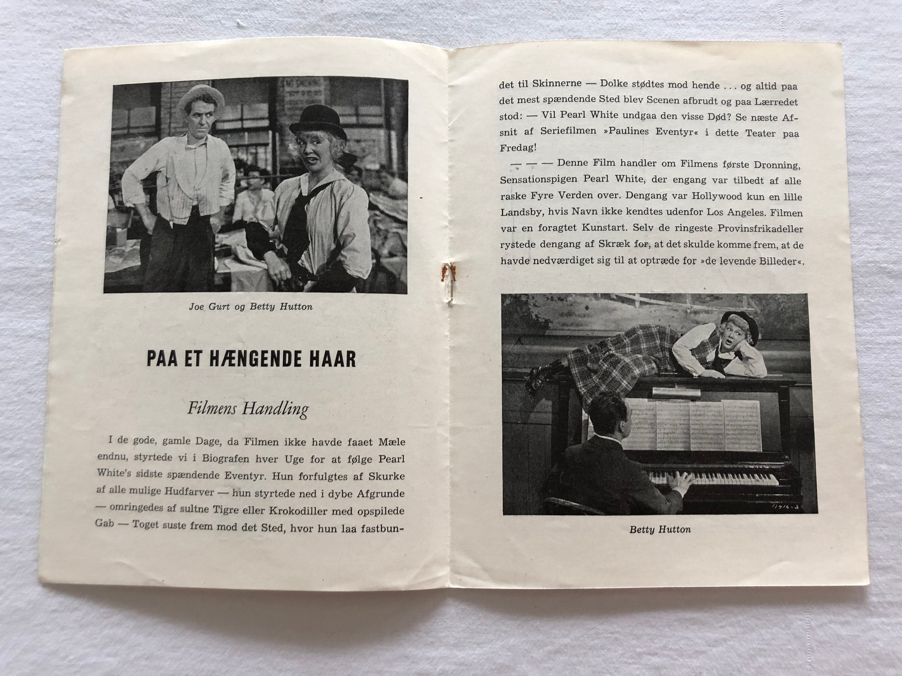 Art & Collectibles Memorabilia The Perils of Pauline Betty Hutton John ...