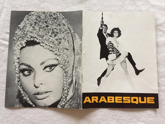 Collectibles Arabesque Gregory Peck Sophia Loren Alan Badel 1966 Old ...